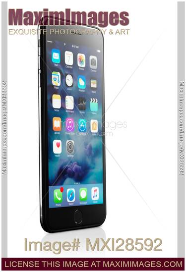 Photo of Apple iPhone 7 Plus on white background | Stock Image MXI28592