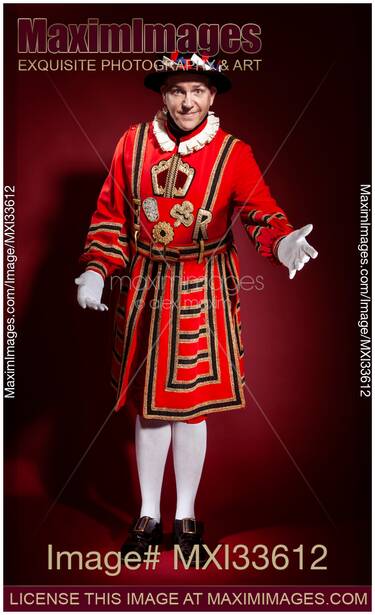 Photo of Beefeater Yeomen of the Guard Royal Yeoman Warder with ...