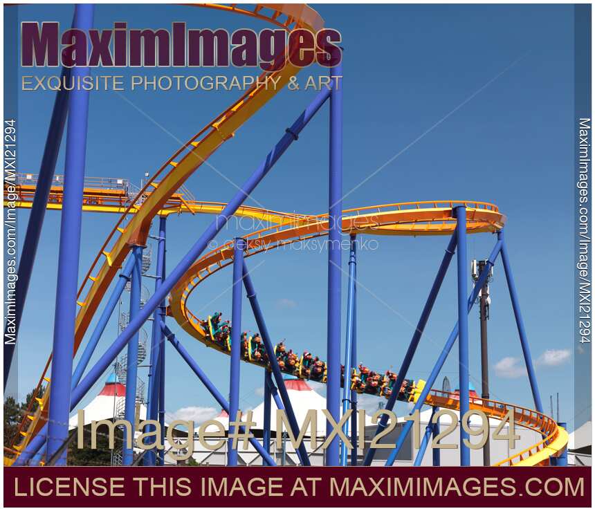 Photo of Behemoth roller coaster at Canadas Wonderland | Stock Image ...