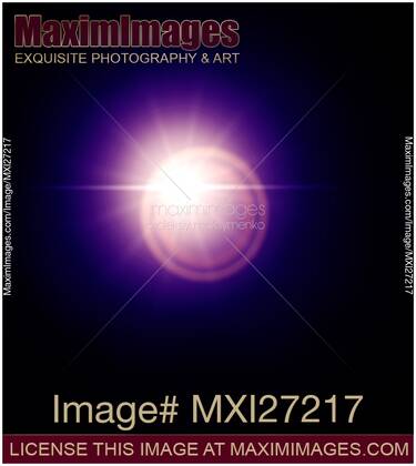 Image of Blue Lens Flare sun effect | Stock Image MXI27217