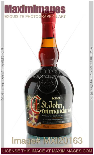 Photo of Bottle of Commandaria Wine | Stock Image MXI20163