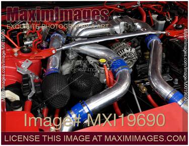 Photo of Custom Car Engine | Stock Image MXI19690