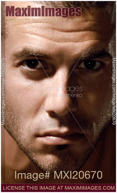 Photo of Dramatic Male Portrait | Stock Image MXI20670
