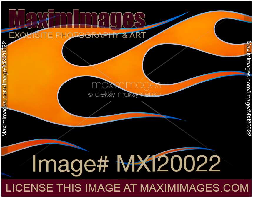 Photo of Hot Rod Flame Pattern | Stock Image MXI20022