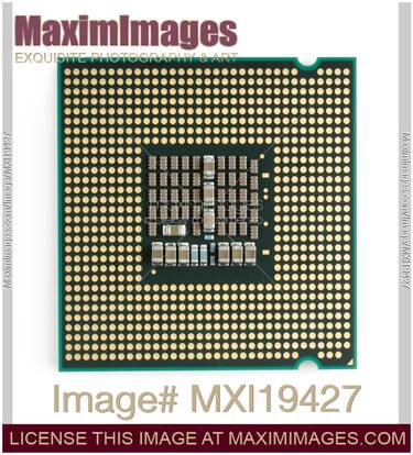 Photo of Intel CPU Core 2 Quad Q6600 LGA775 Socket | Stock Image MXI19427