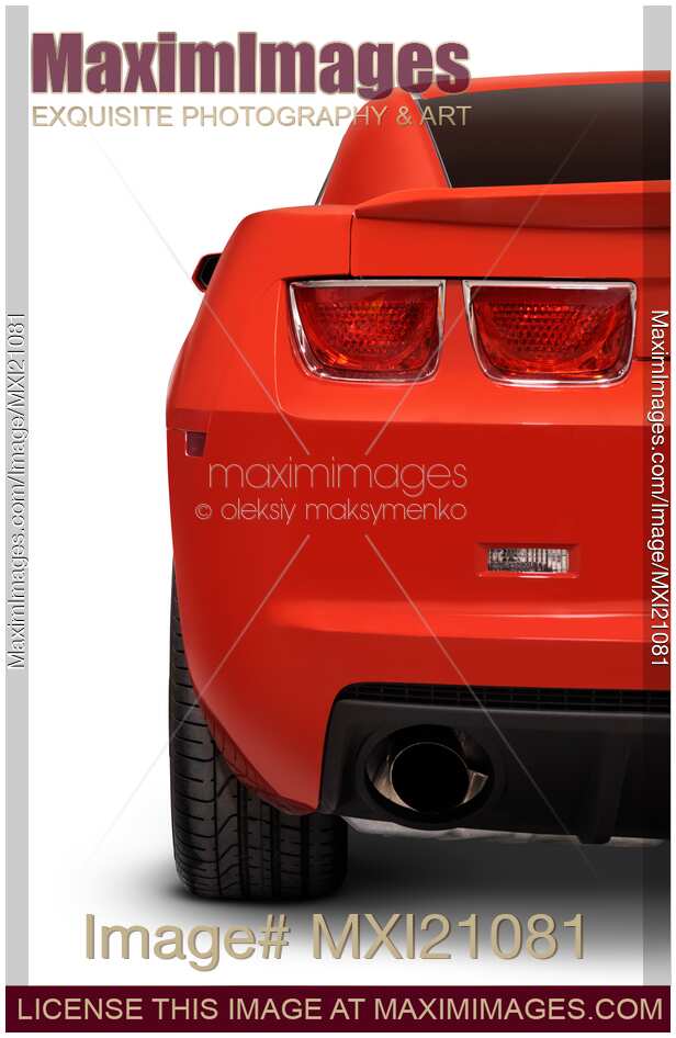 Photo of Red Car Back | Stock Image MXI21081