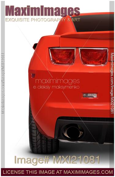 Photo of Red Car Back | Stock Image MXI21081