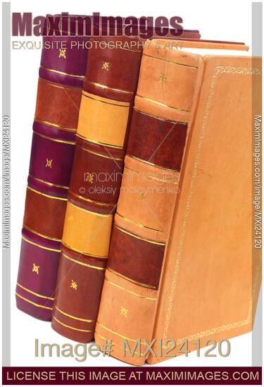 Photo of Three hardcover books | Stock Image MXI24120