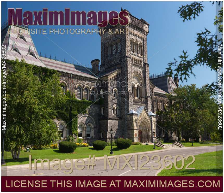Photo of University College Building of UofT | Stock Image MXI23602