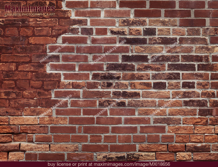 Old Red Brick Wall. Stock Photo MXI18656