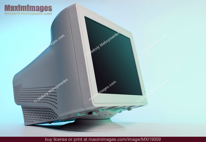 CRT Monitor. Stock Photo MXI19359