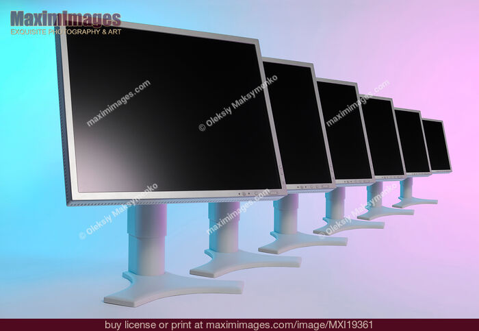 LCD Displays. Stock Photo MXI19361