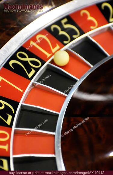 Casino Roulette Closeup. Stock Photo MXI19412