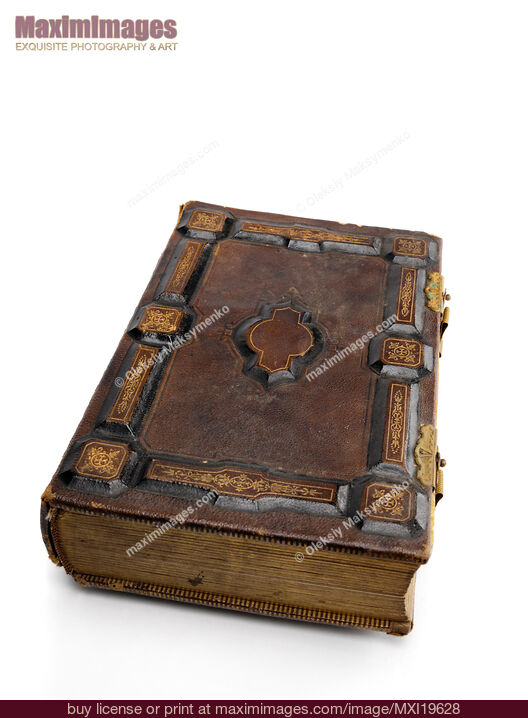 Antique Hard Cover Book. Stock Photo MXI19628