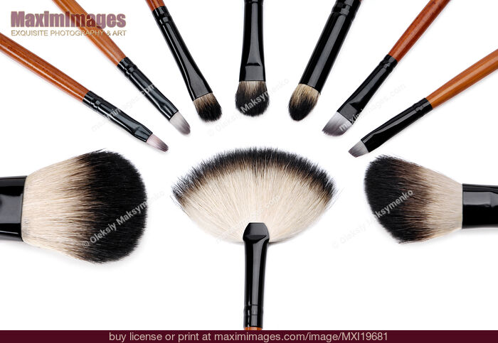 Make-up Brushes. Stock Photo MXI19681