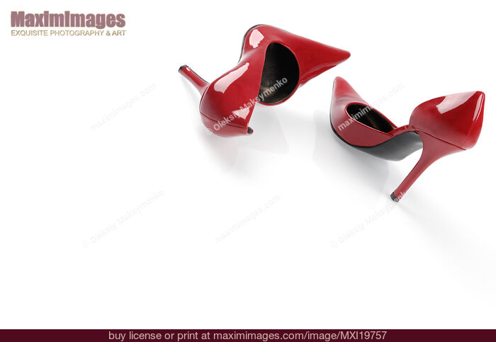 Red Shoes. Stock Photo MXI19757