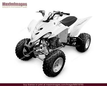 ATV Yamaha Raptor 350. Stock Photo MXI19765