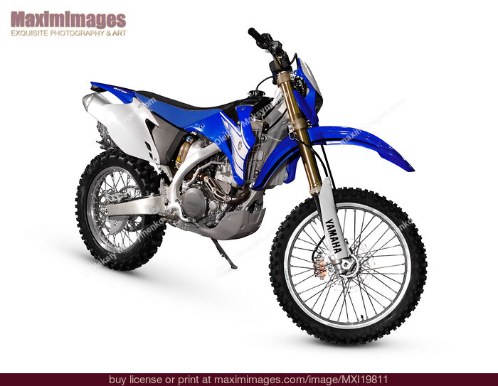 Yamaha YZ 125 off-road racing motorcycle. Stock Photo MXI19811