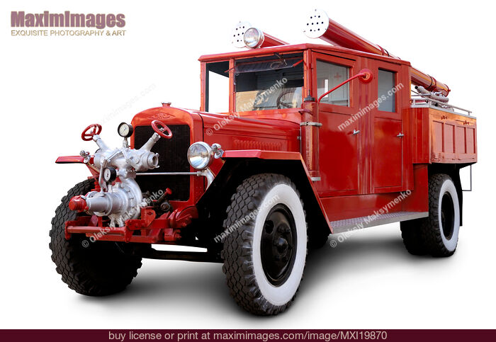 Antique Fire Truck. Stock Photo MXI19870