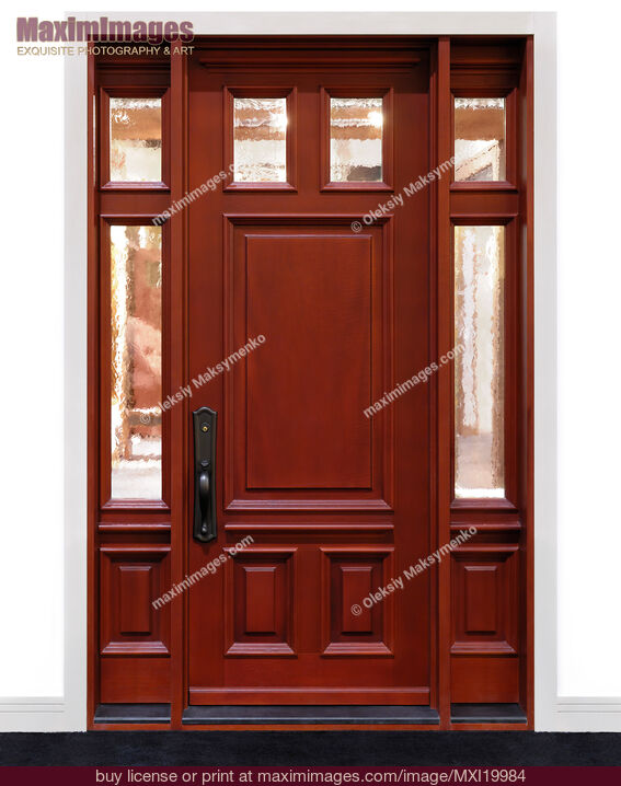 Panel Door. Stock Photo MXI19984