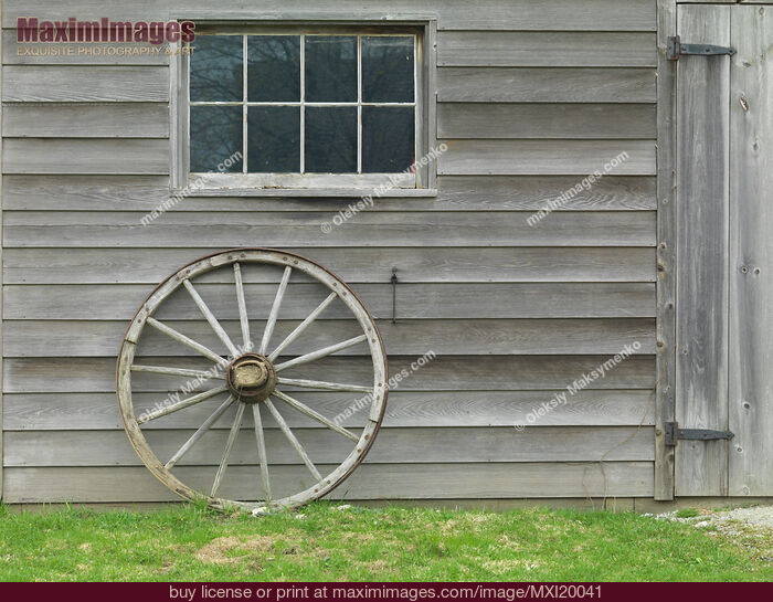 Old Wheel. Stock Photo MXI20041