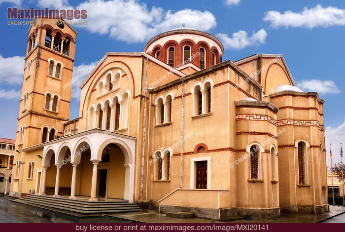 Holy Bishopric Church Panagia Katholiki in Limassol Cyprus. Stock Photo ...