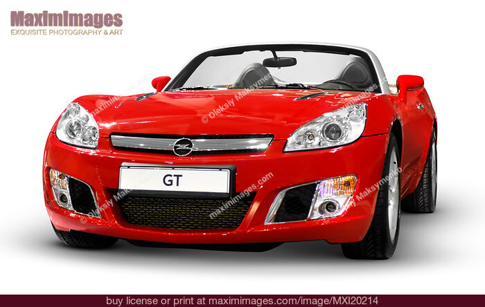 Red Opel GT Sports Car. Stock Photo MXI20214