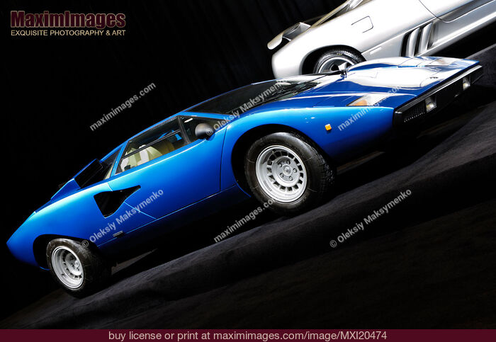 Lamborghini Countach LP 400 sports car. Stock Photo MXI20474