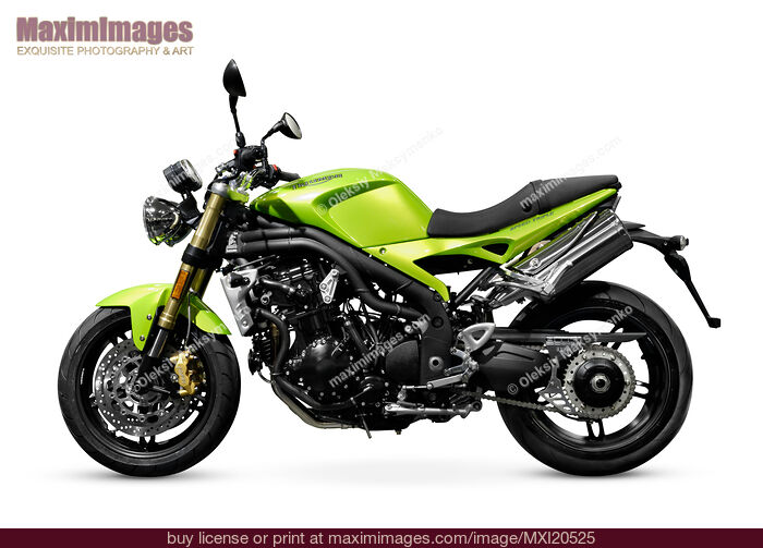 Triumph Speed Triple Motorcycle. Stock Photo MXI20525