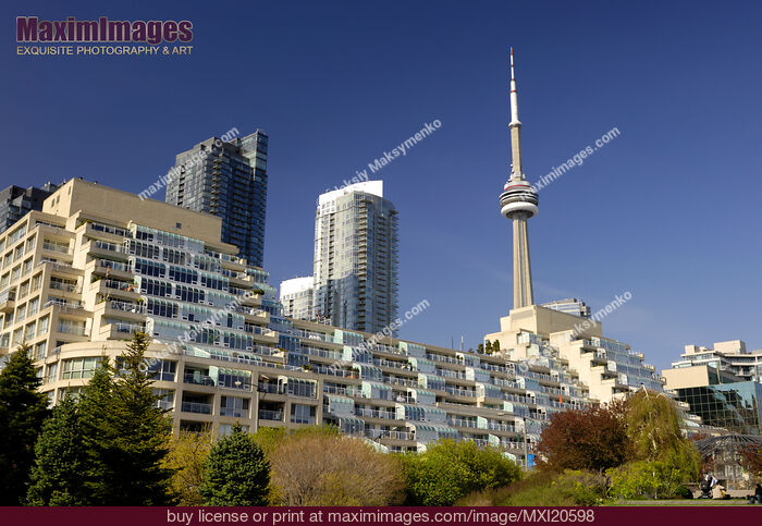 Luxury Condos in Downtown Queens Quay Toronto. Stock Photo MXI20598