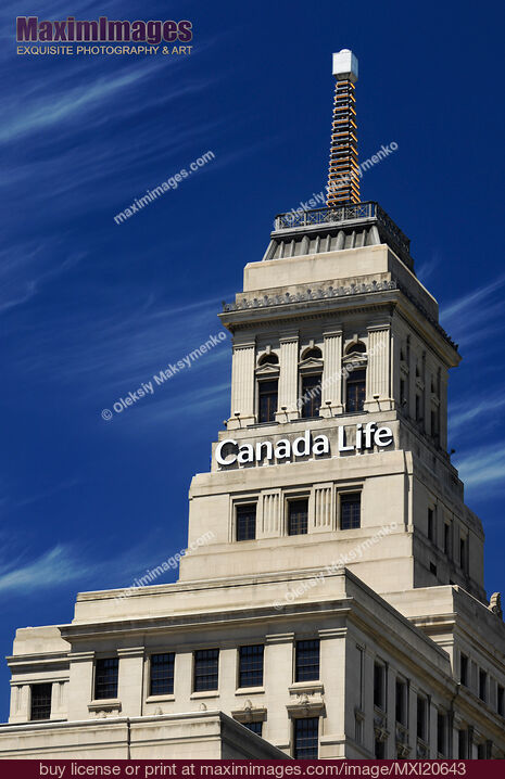 The Canada Life Building. Stock Photo MXI20643