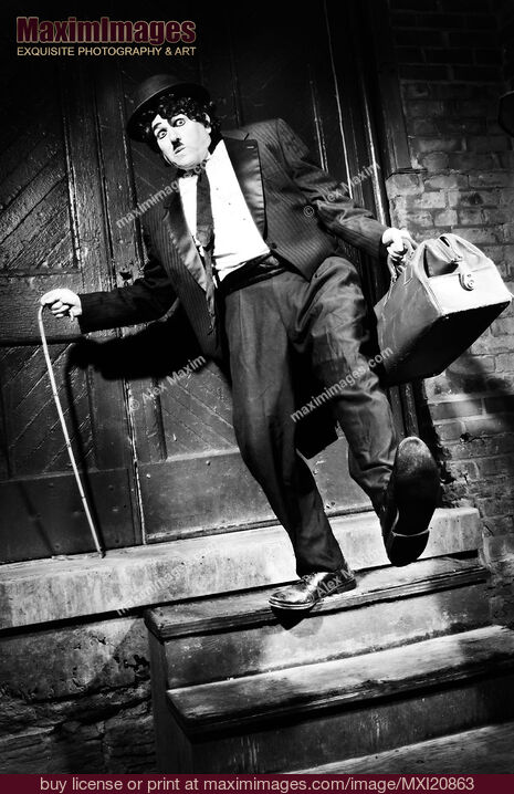 Charlie Chaplin. Stock Photo MXI20863