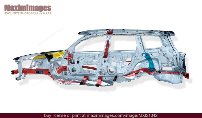 Cross Section of Car Body. Stock Photo MXI21042