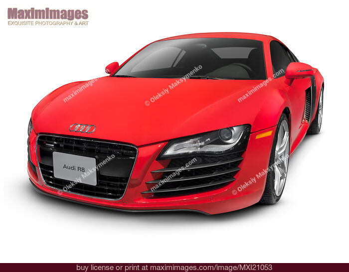 Red Audi R8 Super Car. Stock Photo MXI21053
