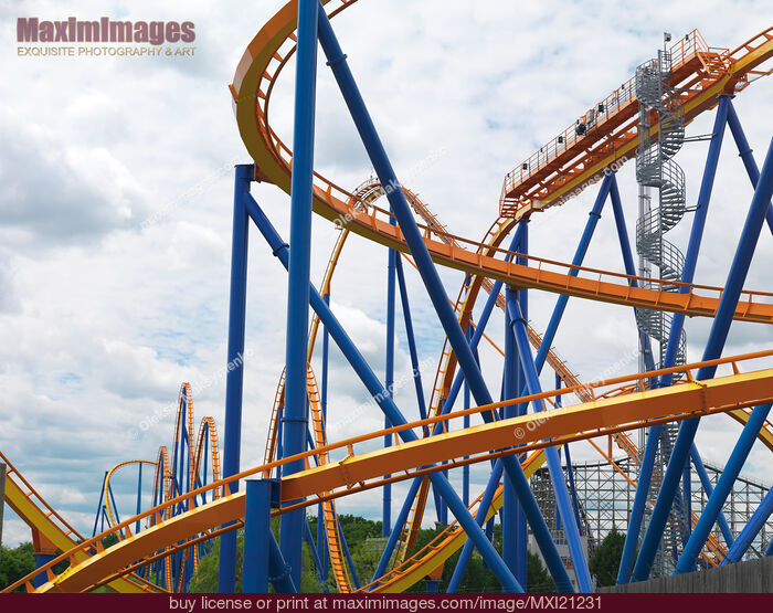 Behemoth Roller Coaster. Stock Photo MXI21231