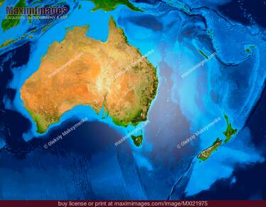 Earth Globe - Australia. Stock Image MXI21975