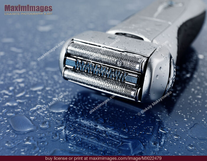 High-End Electric Foil Shaver. Stock Photo MXI22479
