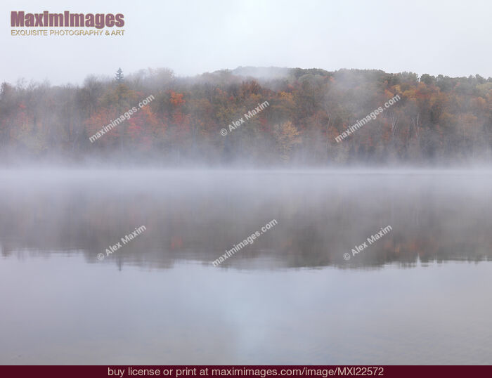Fall Nature Scenery of a Lake. Stock Photo MXI22572