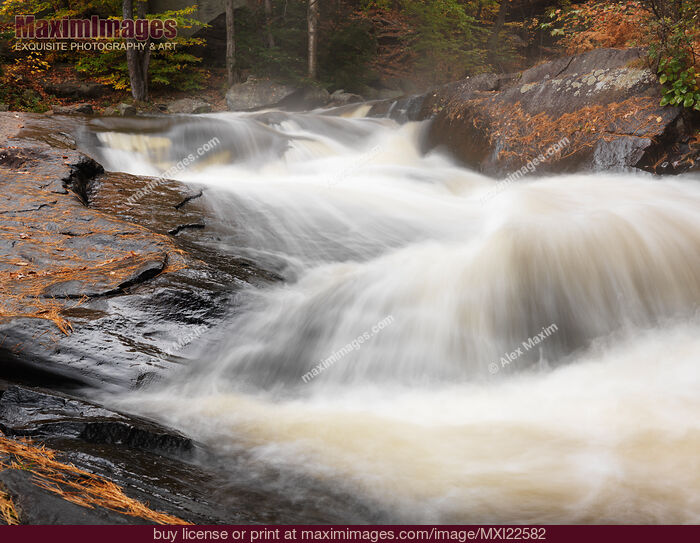 Cascade Waterfall Fall Nature Scenery. Stock Photo MXI22582