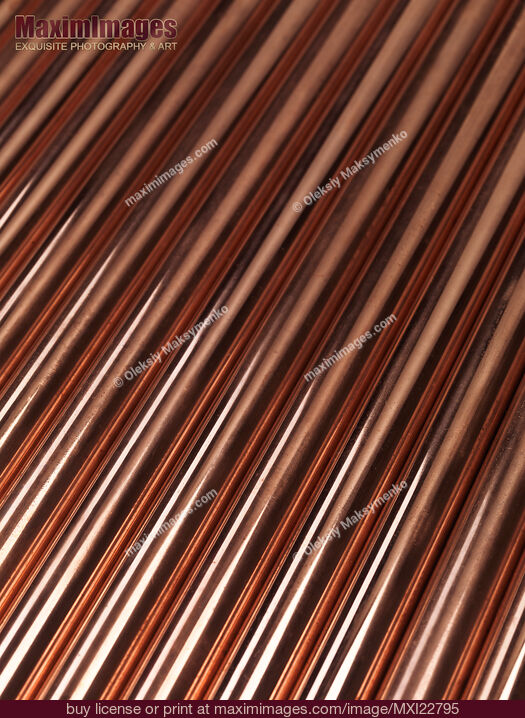 Copper Tubes. Stock Photo MXI22795