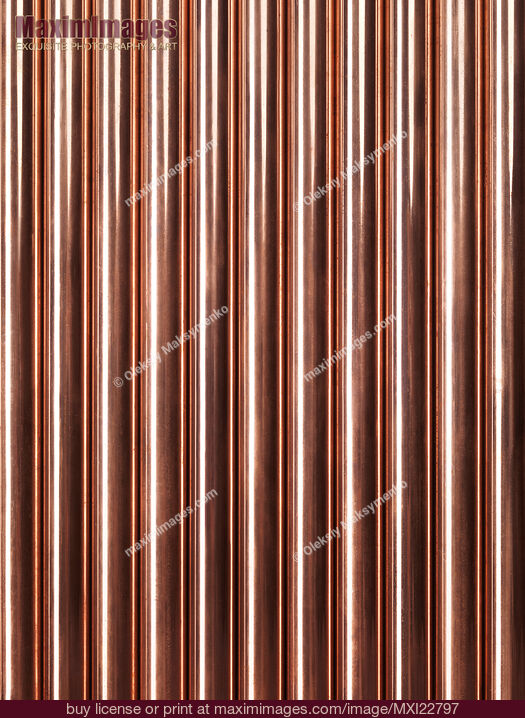 Copper Tubes. Stock Photo MXI22797