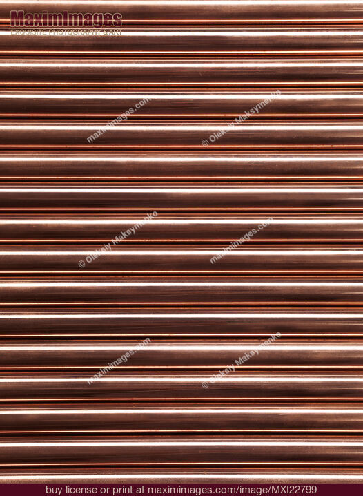 Copper Tubes. Stock Photo MXI22799