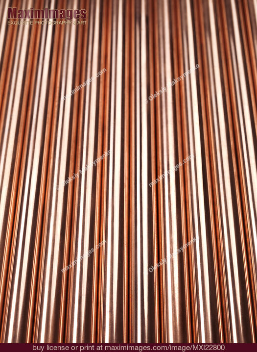 Copper Tubes. Stock Photo MXI22800