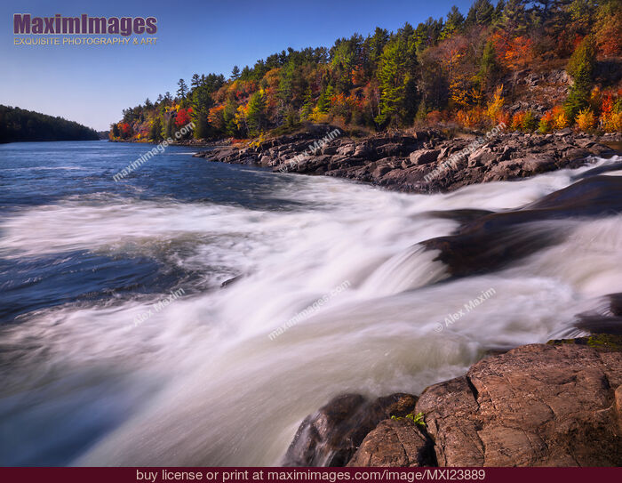 Recollet Falls of French River Ontario. Stock Photo MXI23889