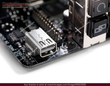 Thunderbolt connector. Stock Photo MXI24593