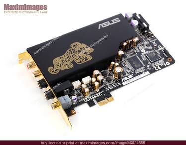Computer sound card. Stock Photo MXI24666