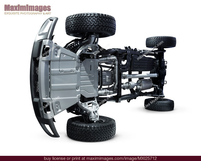 Ford F-150 Raptor undercarriage. Stock Photo MXI25712