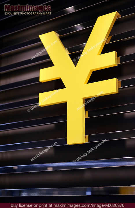 Japanese Yen symbol. Stock Photo MXI26370
