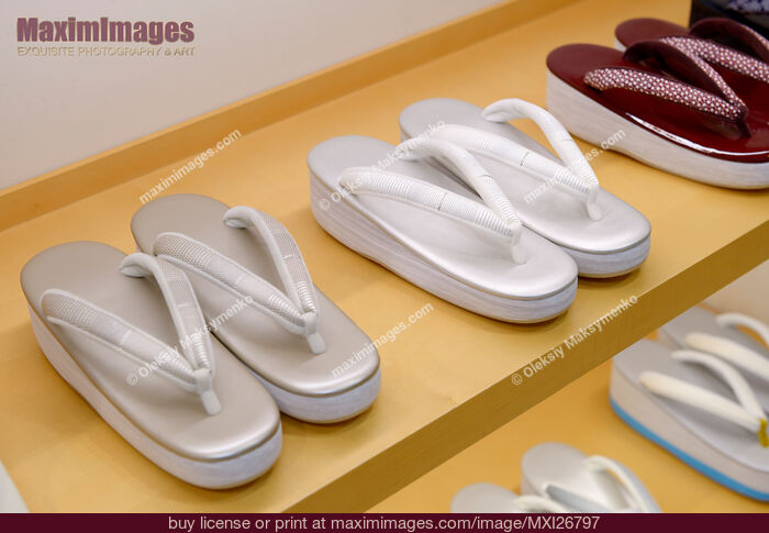 Japanese Zori shoes. Stock Photo MXI26797
