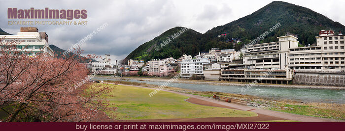 Hot spring resort town Gero. Stock Photo MXI27022